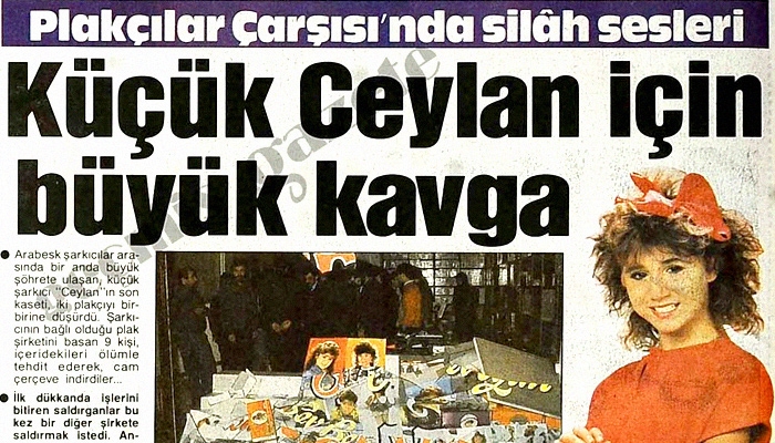 Küçük Ceylan'ın şarkısı için birbiri kurşunlayan abiler!